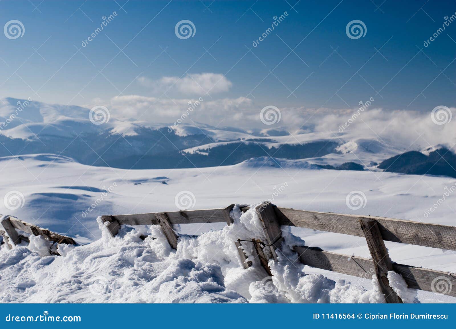 Snow land stock photo. Image of nature, paradise, romania - 11416564