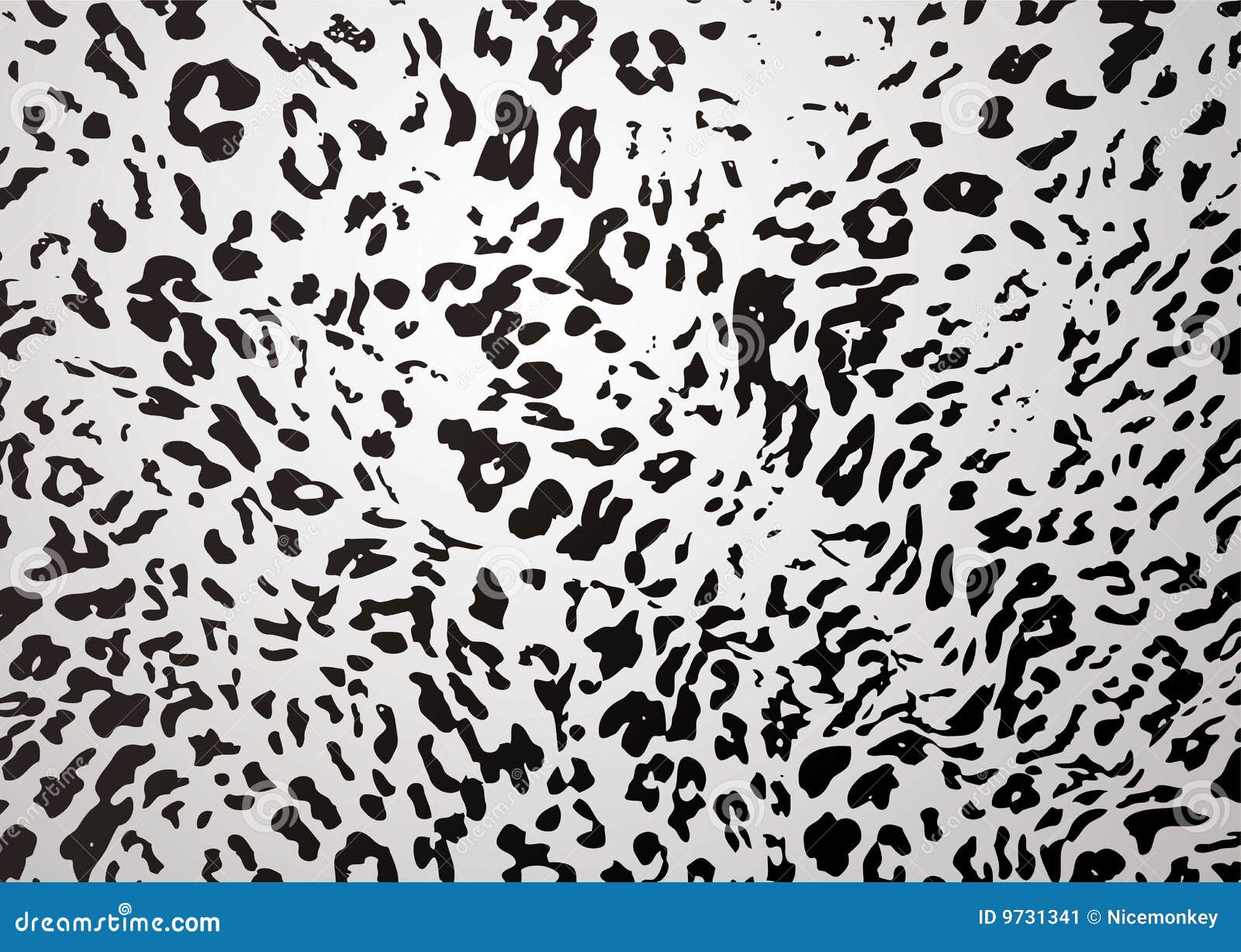 Snow leopard stock vector. Illustration of black, splodge - 9731341