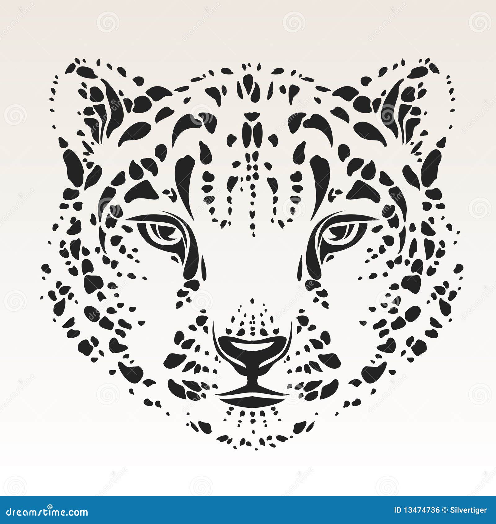 Leopards Head - Mascot Emblem For Sport Team. Vector Illustration For T ...