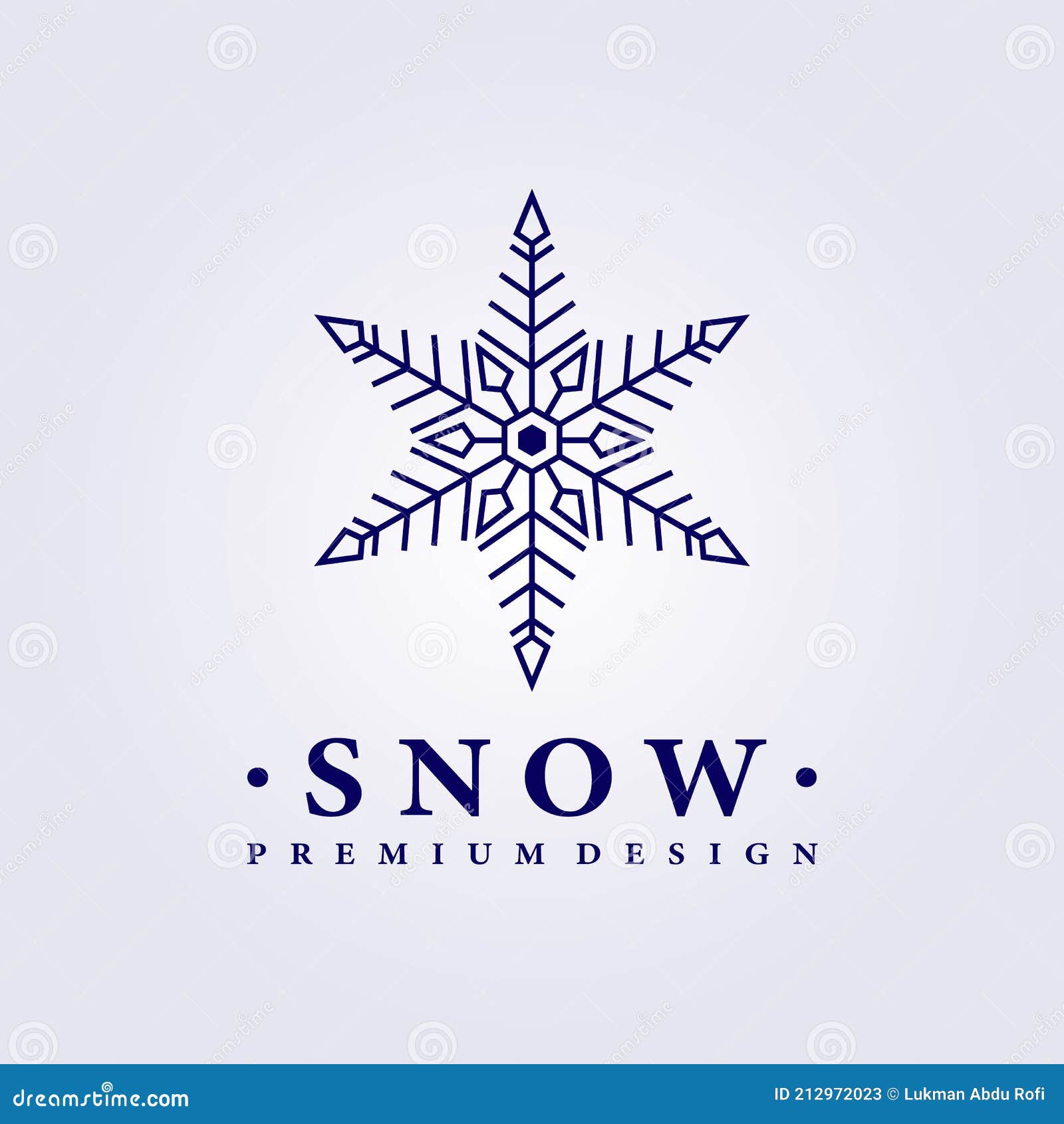 Snow Logo Vector Illustration Design Simple, Icons Symbol Snow Cold ...