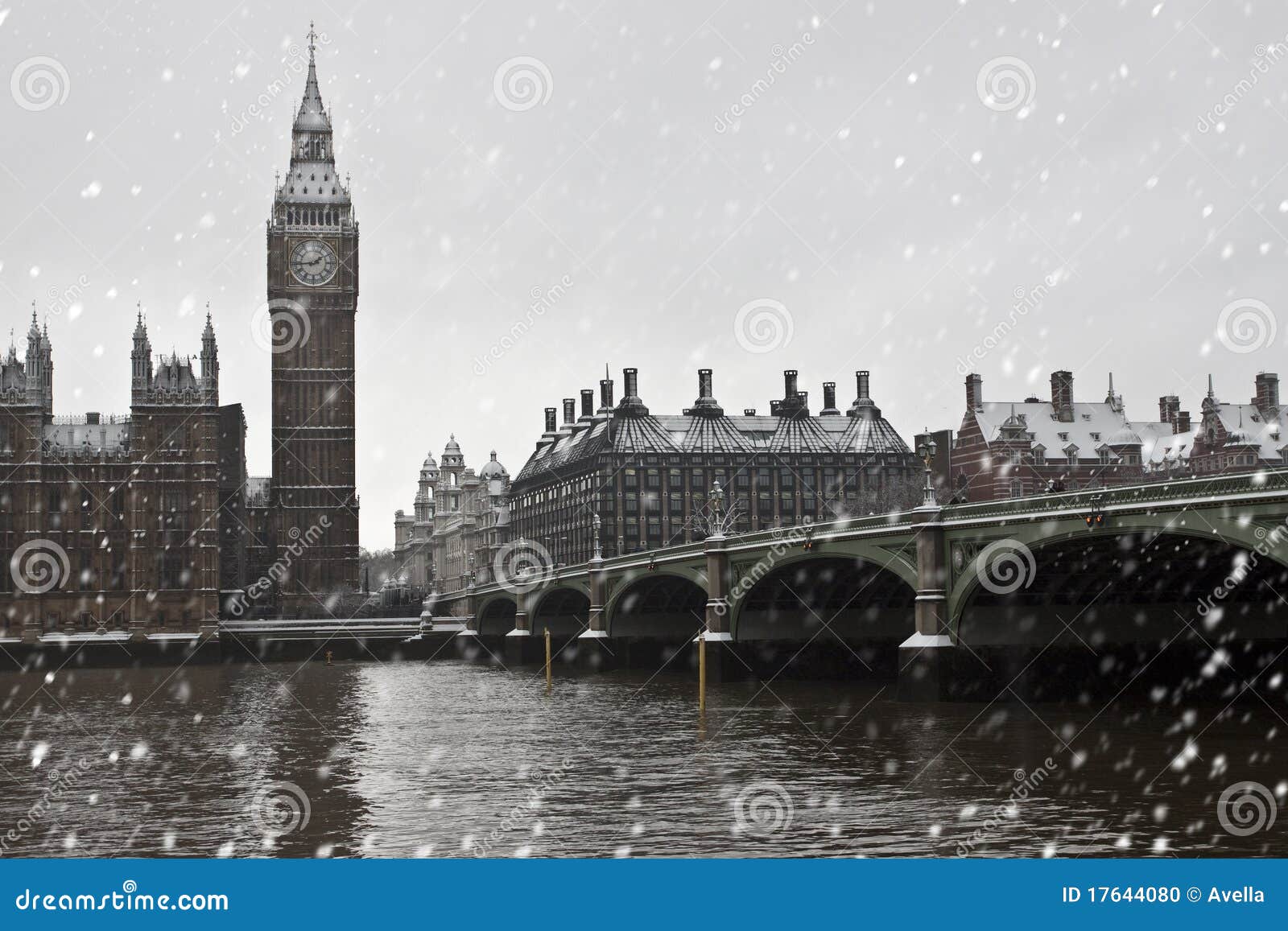 Snow in London stock photo. Image of forest, park, britain - 17644080
