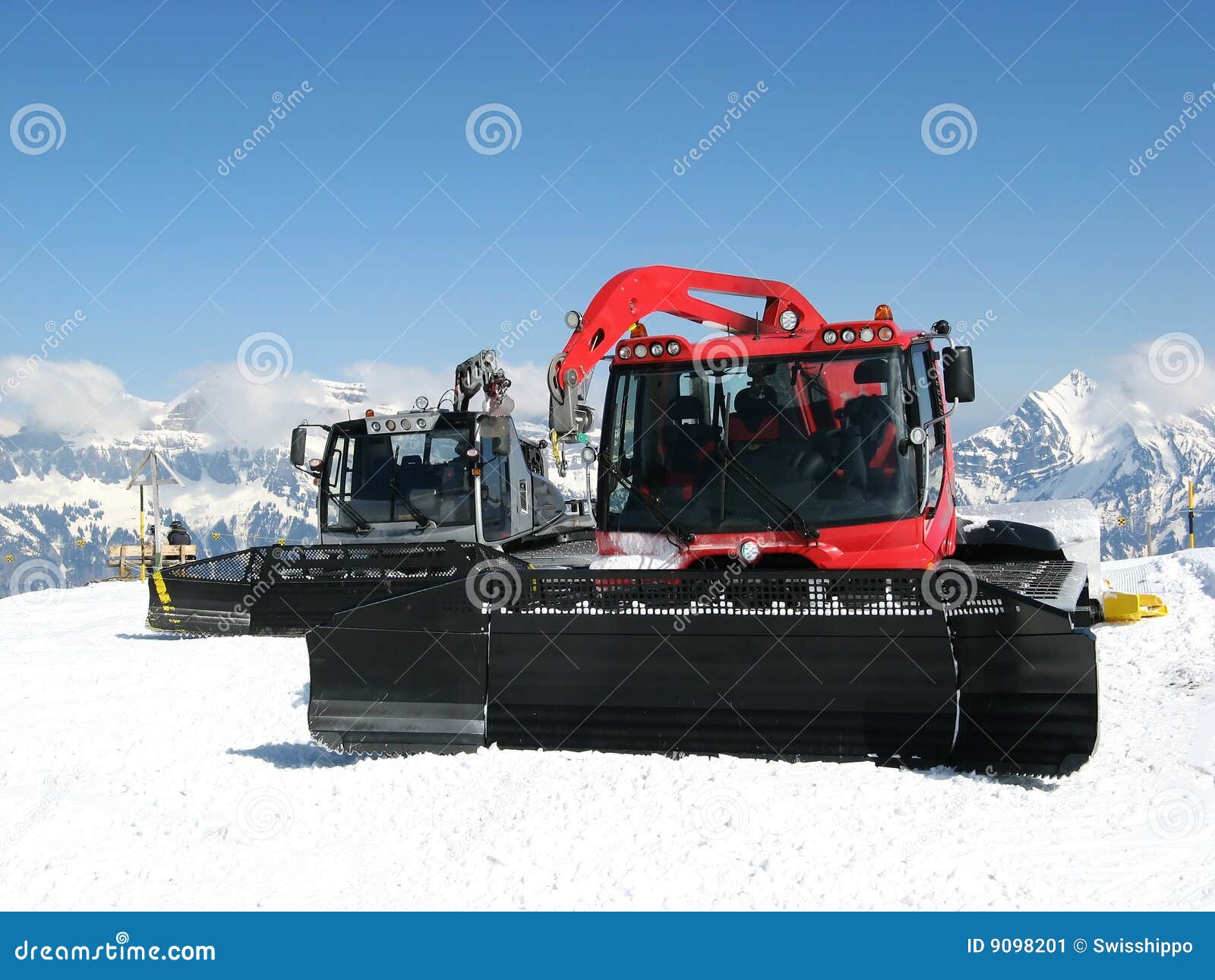 Snow machines stock image. Image of outdoor, rock, cool - 9098201