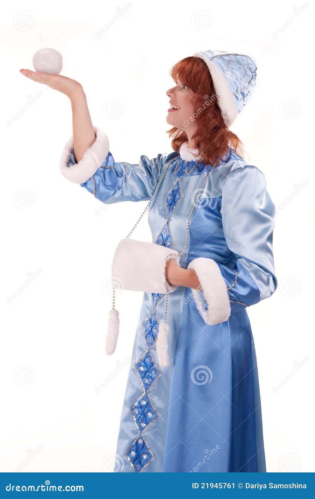 Snow Maiden stock image. Image of year, fairy, winter - 21945761