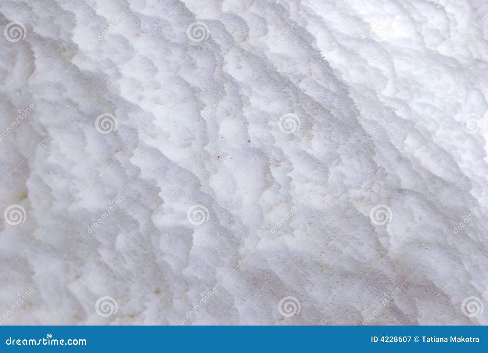The Snow Melted Ice Crust Picture. Image: 4228607