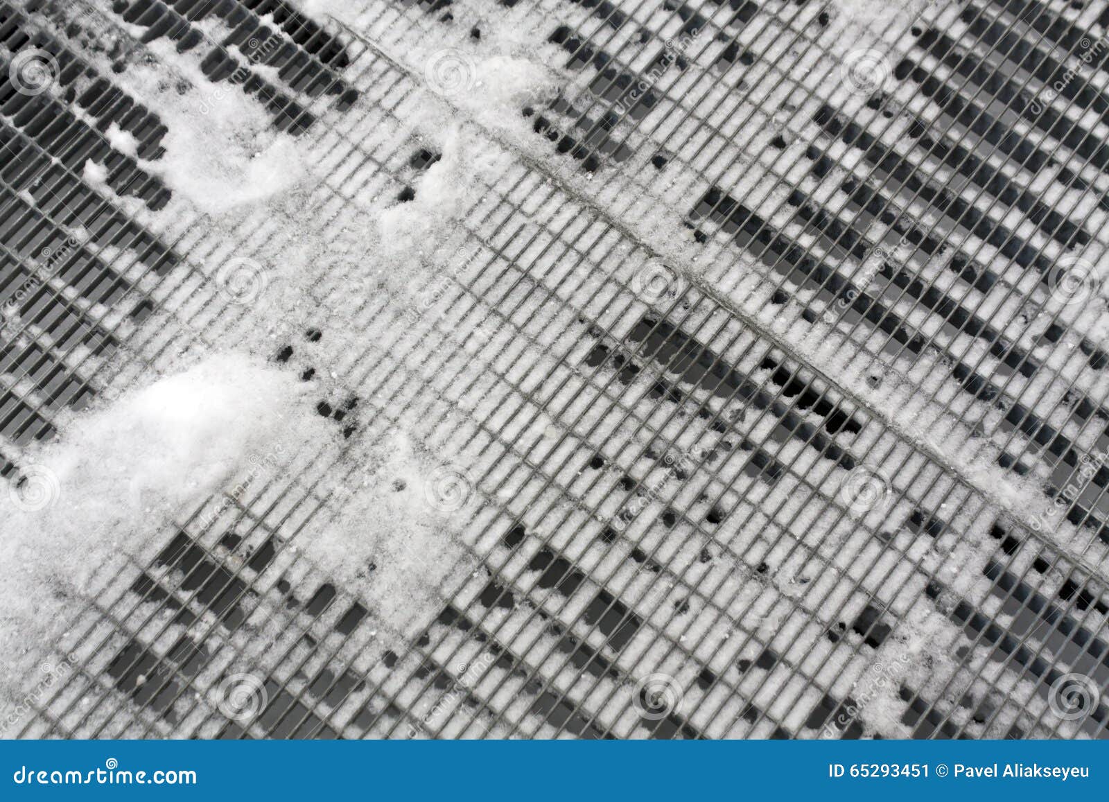 Snow on Metal Floor Texture. Stock Image - Image of abstract, backdrop ...