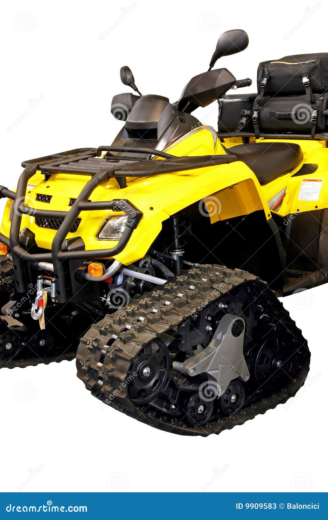 Snow mobile stock image. Image of recreation, mobile, track - 9909583