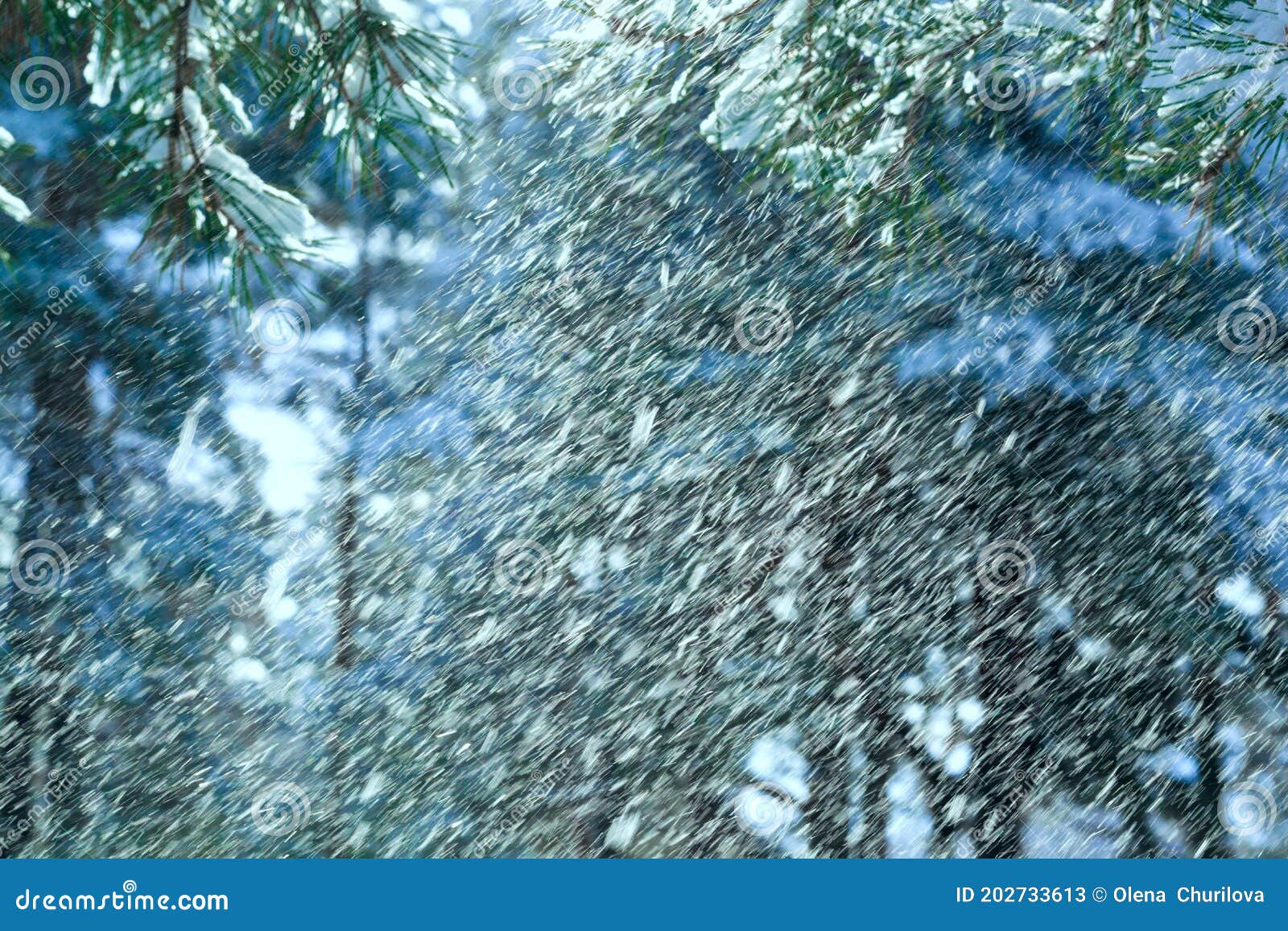 Snow Motion Blur.Photo of Snowfall Abstract Background Stock Image ...