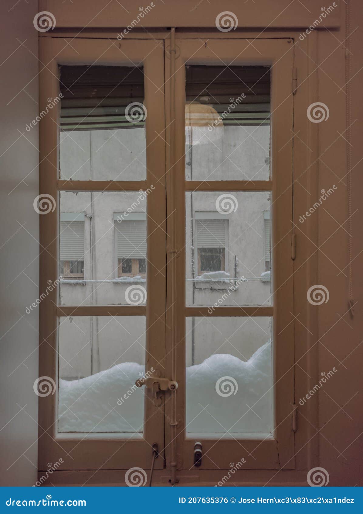 Snow Mound on a Window Sill Stock Photo - Image of purity, brilliant ...
