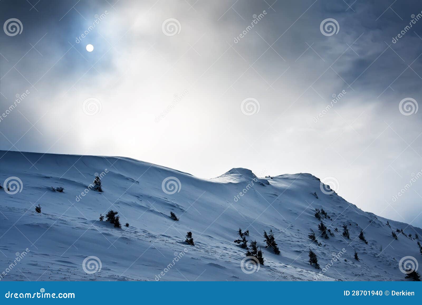 Snow mountain hill stock photo. Image of picturesque - 28701940