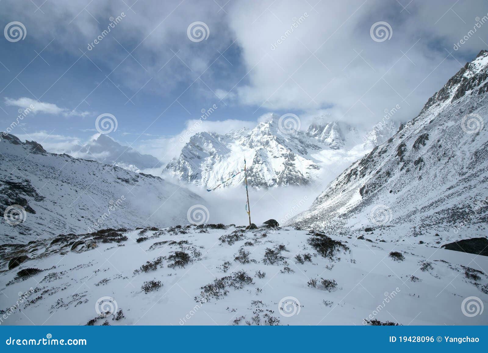 Snow Mountain in Sichuan of China Stock Photo - Image of background ...