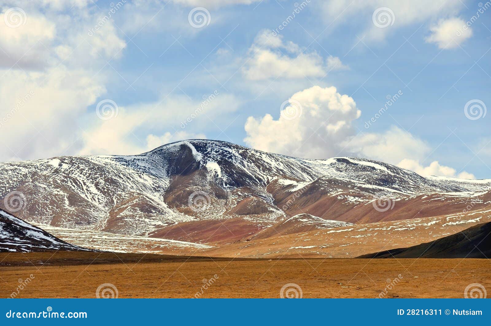 Snow mountain in Tibet stock image. Image of nature, peak - 28216311