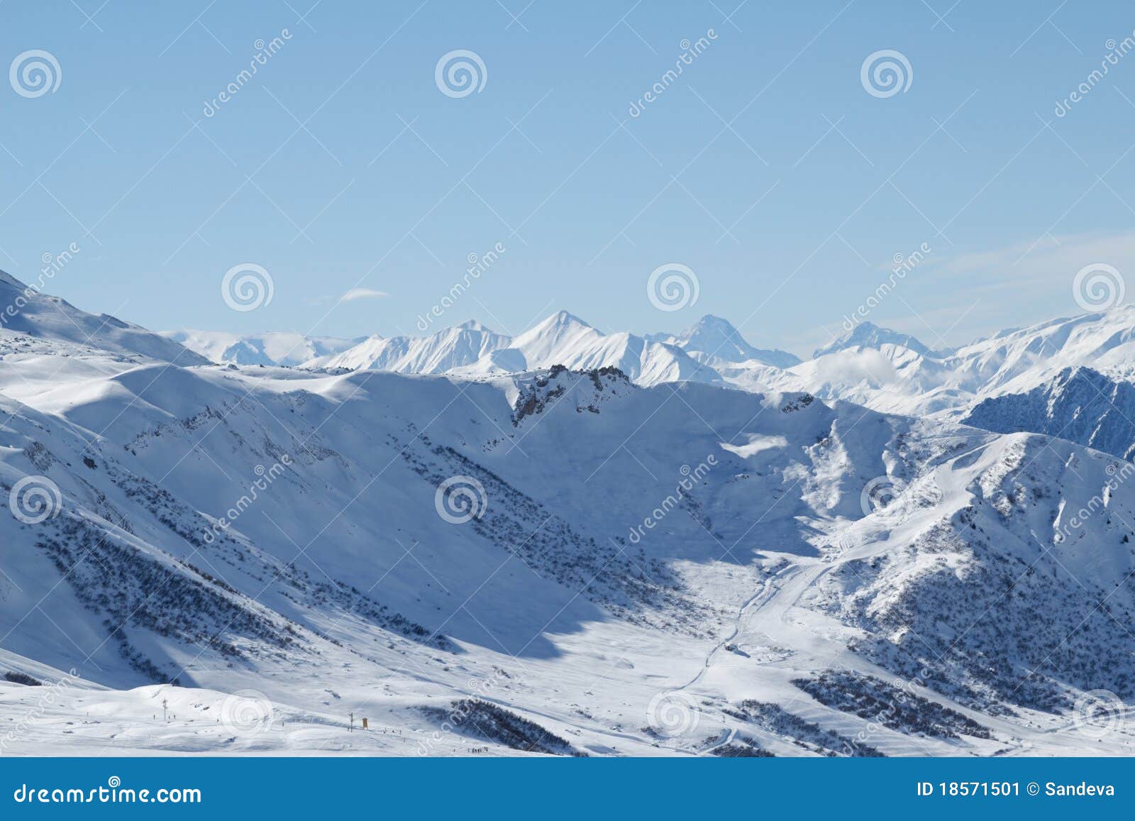 Snow mountain at the top stock image. Image of nature - 18571501