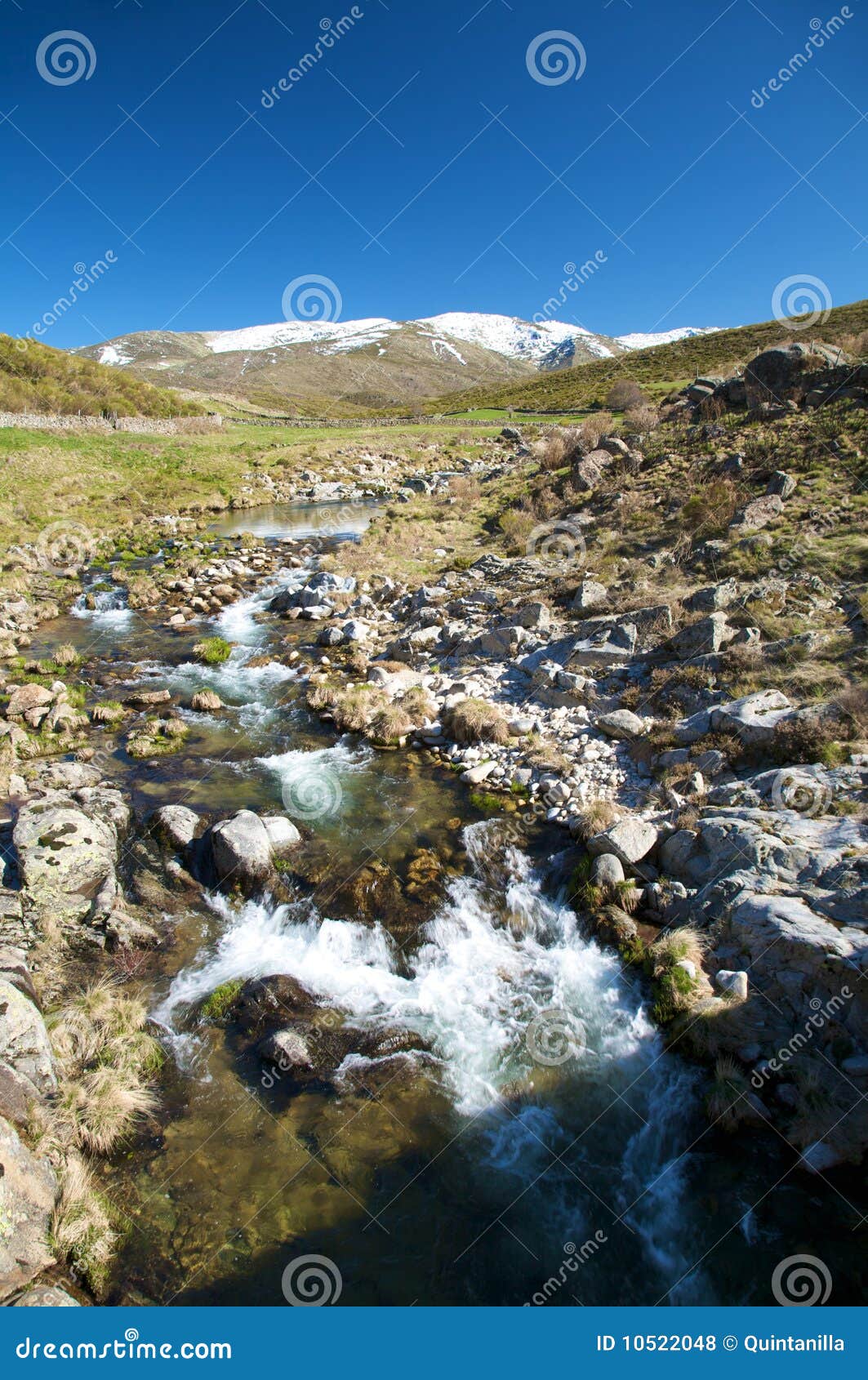 Snow mountain and torrent stock photo. Image of color - 10522048