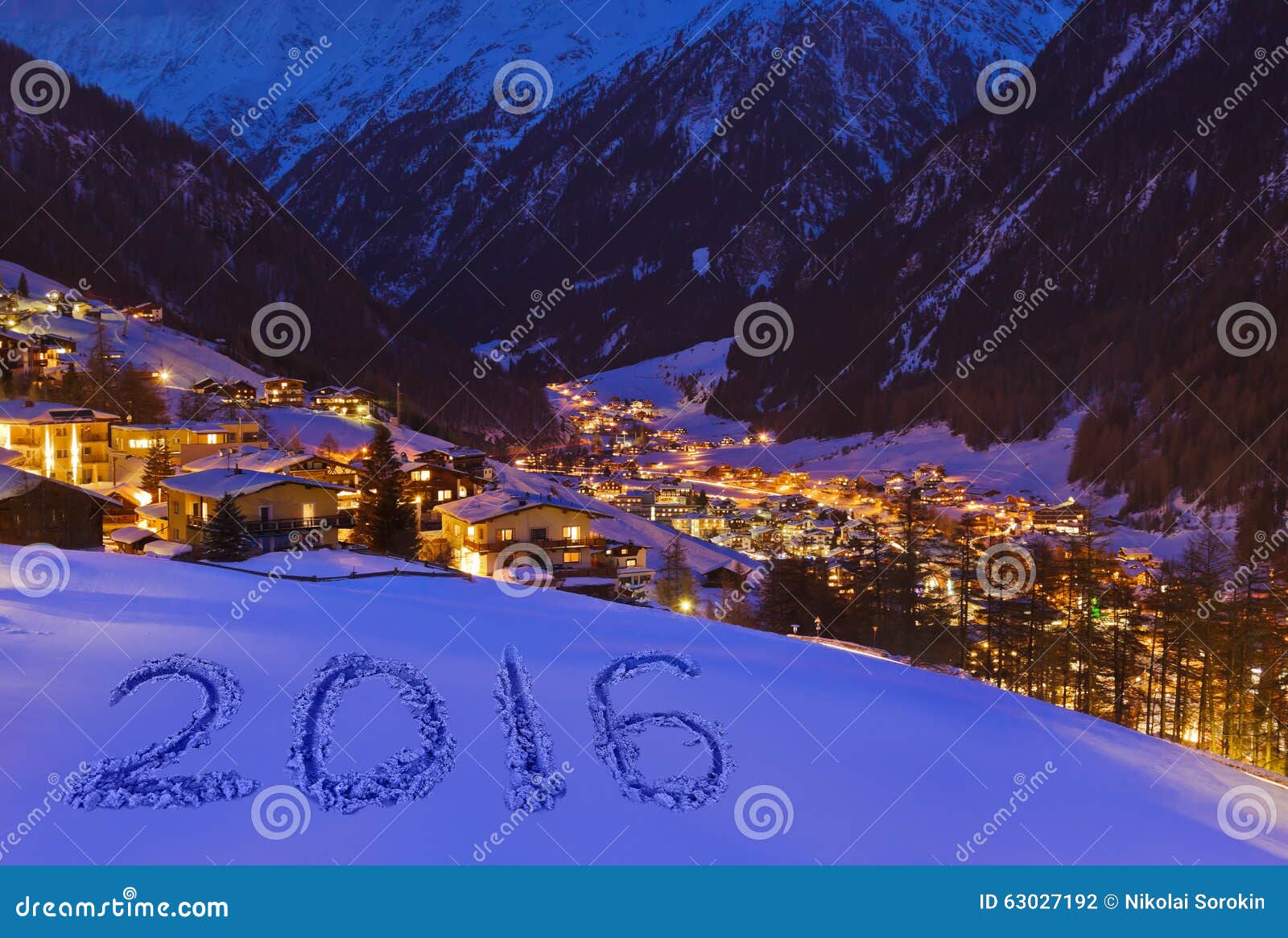 2016 on Snow at Mountains - Solden Austria Stock Photo - Image of ...