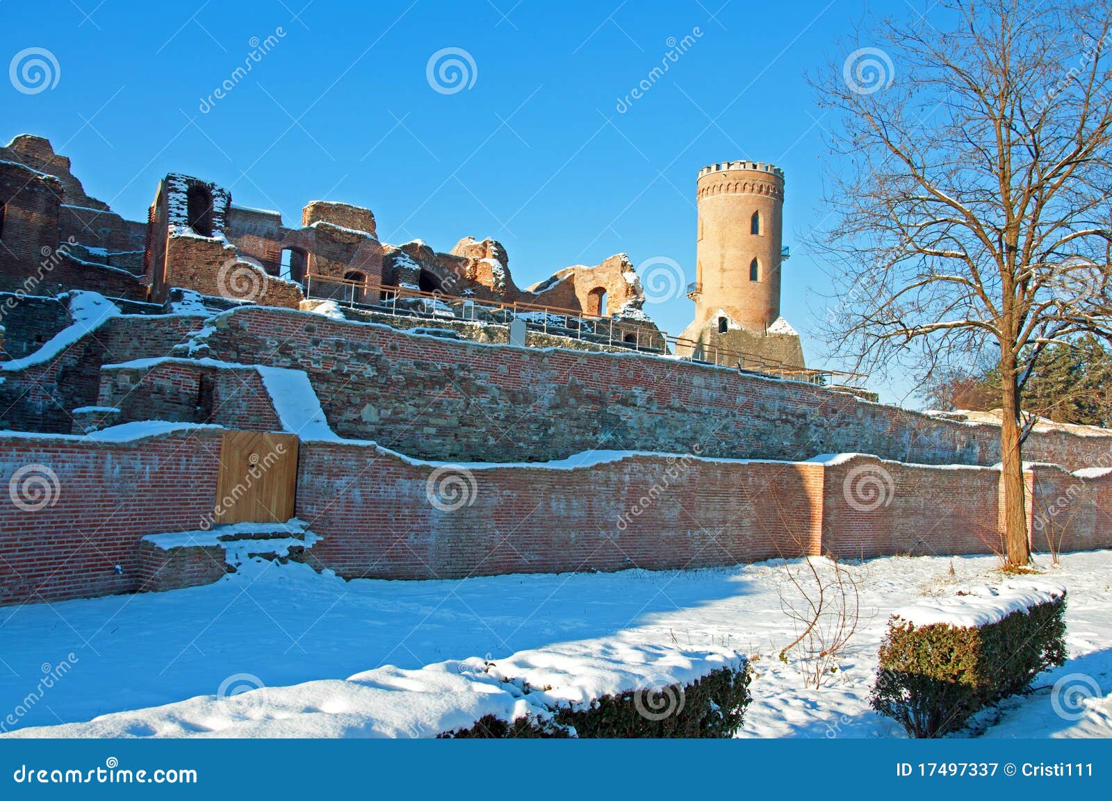 Snow Over Past Ruins Royalty Free Stock Photography - Image: 17497337