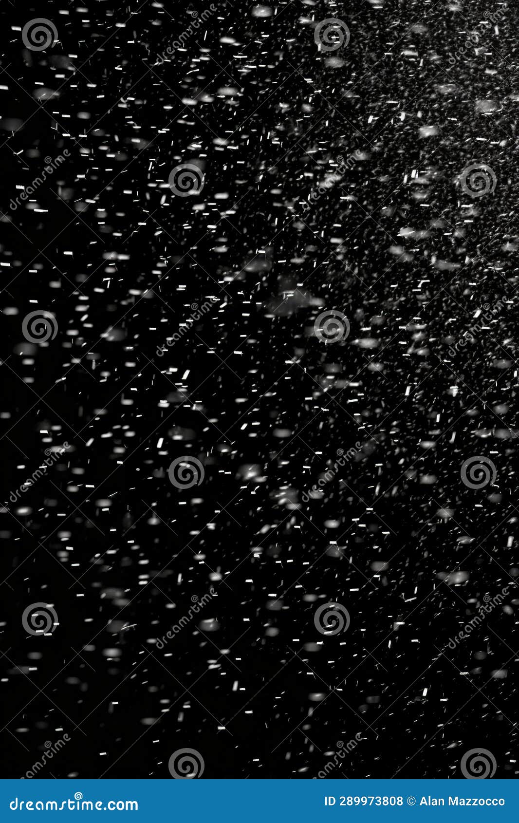 Snow Overlay Black Background Stock Illustration - Illustration of ...