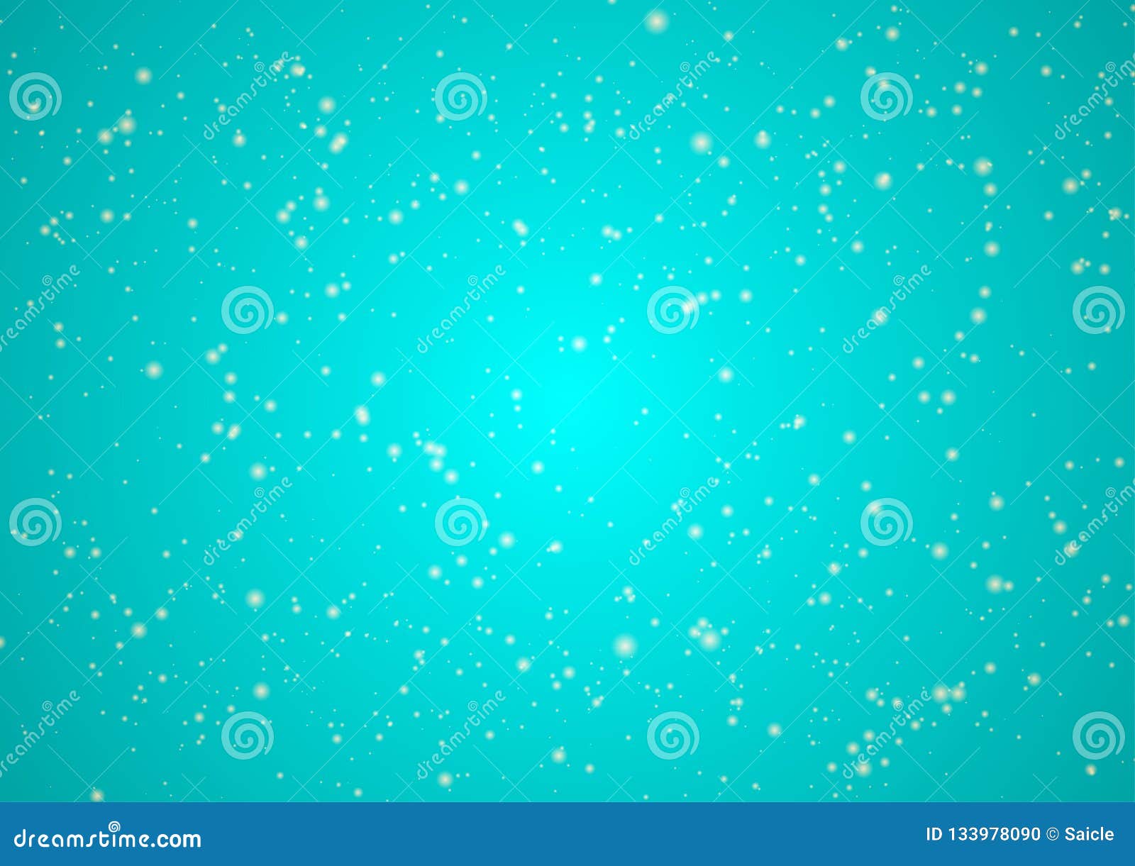 Bright Turquoise Watercolor Background With Blue And Greenish Splashes ...