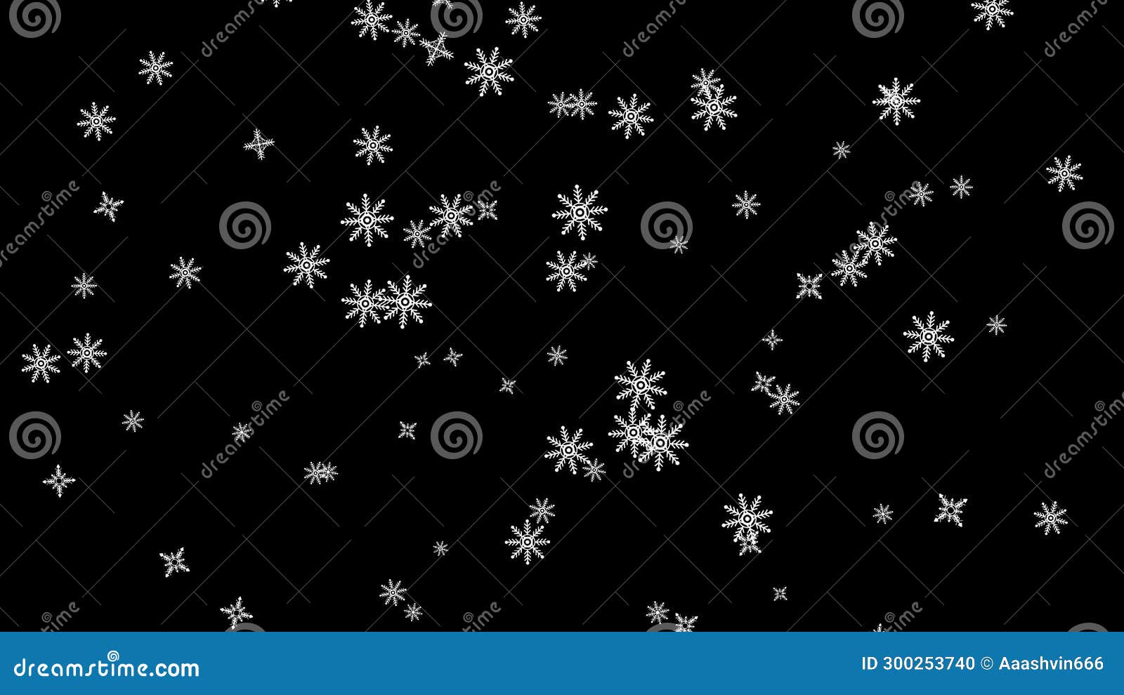 Snow Particles Falling Down Animation on Black Screen Stock Footage ...