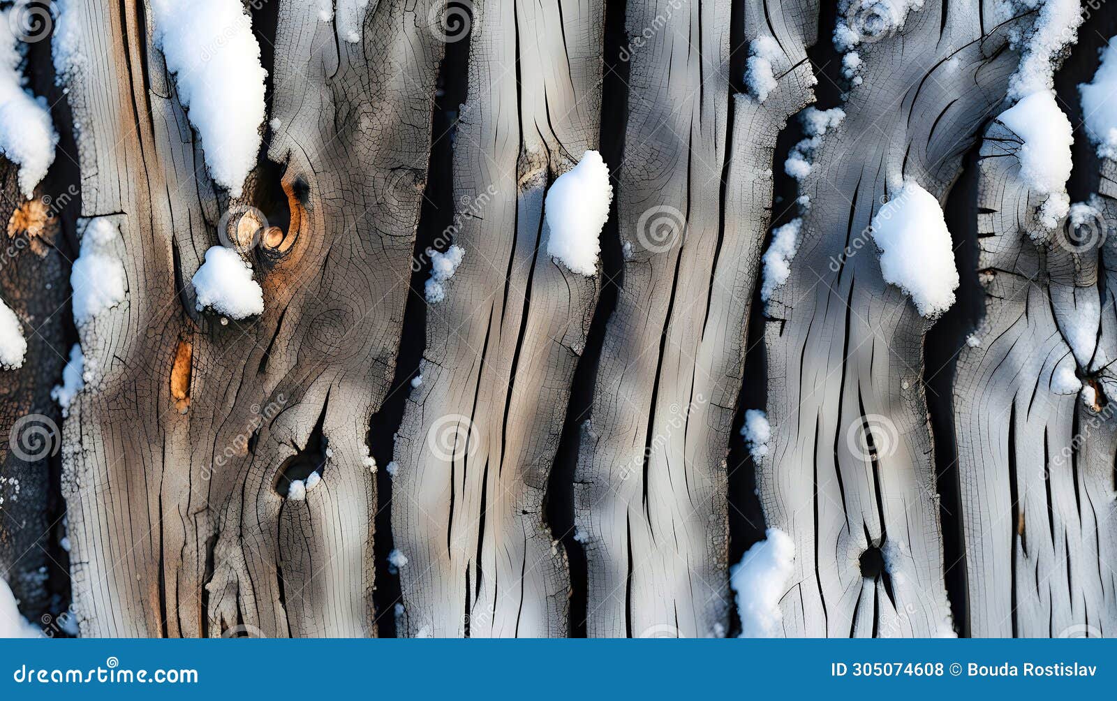 Snow Patches on Charred Wood Texture Stock Illustration - Illustration ...