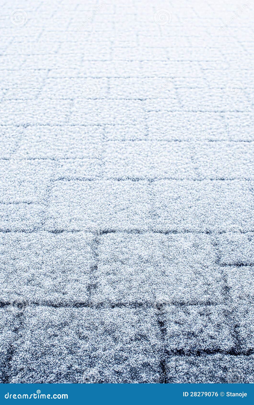 Snow on patio stock photo. Image of textured, snowy, pavement - 28279076
