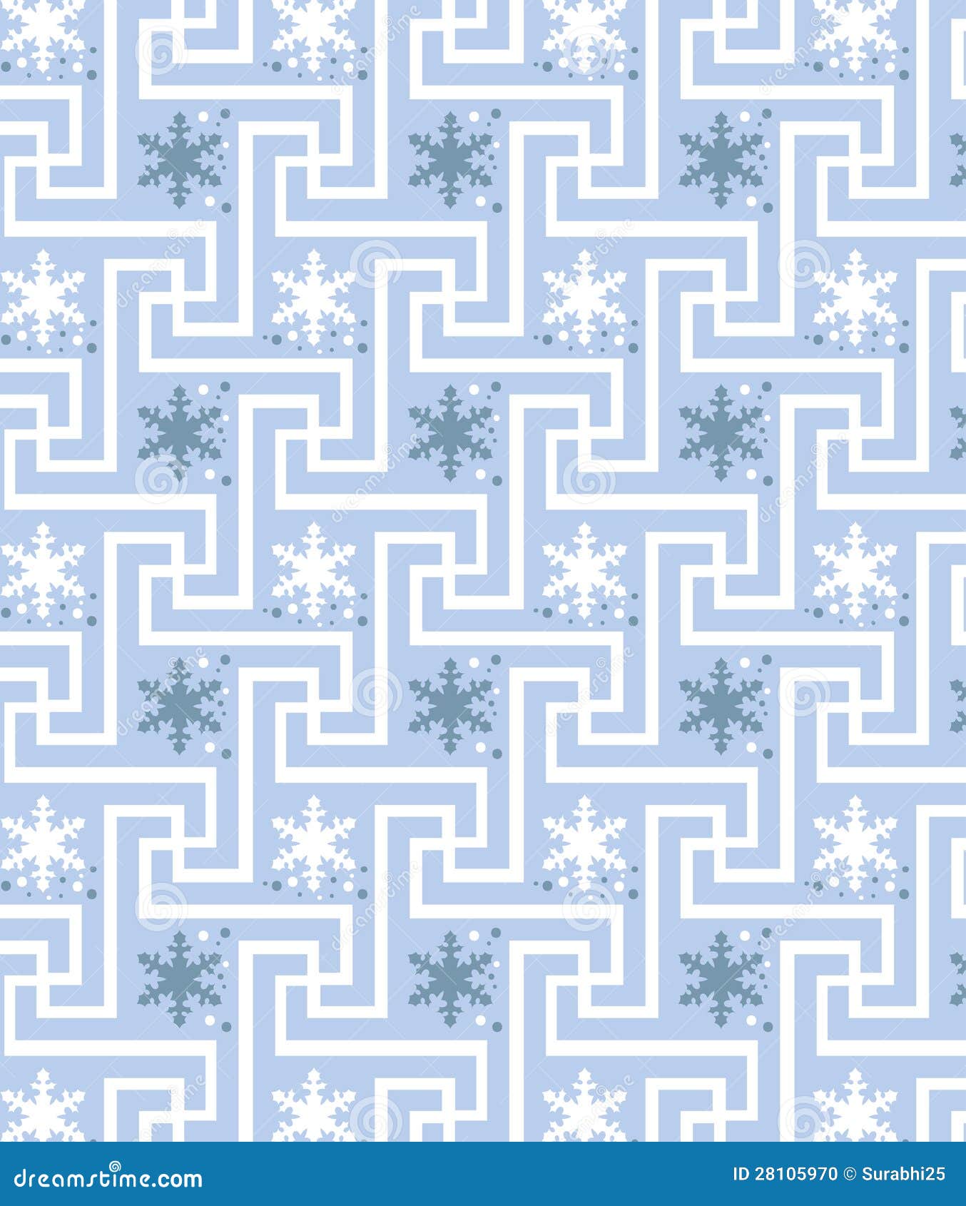 Snow pattern stock vector. Illustration of blue, frozen - 28105970