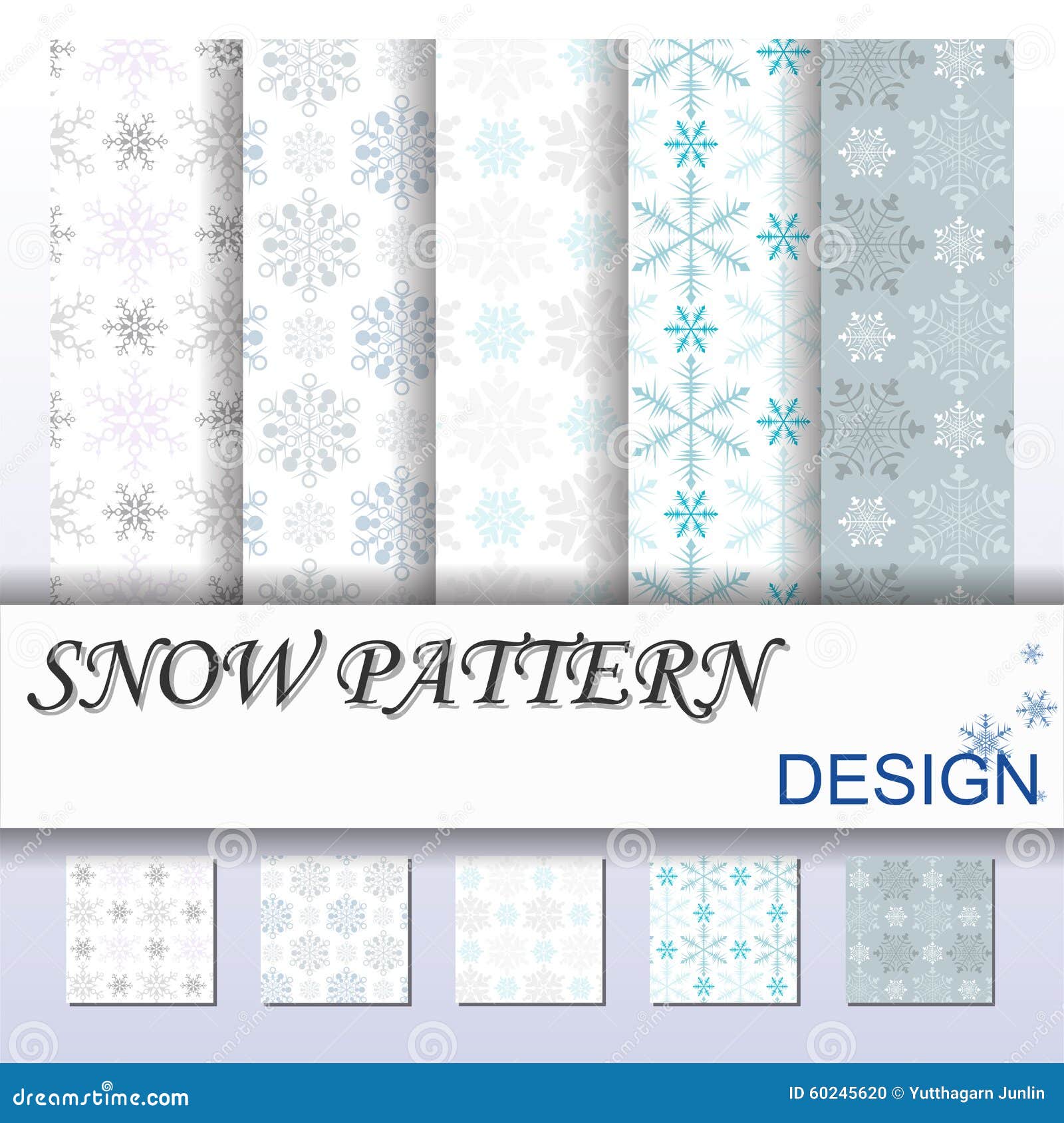 Snow Pattern stock vector. Illustration of background - 60245620