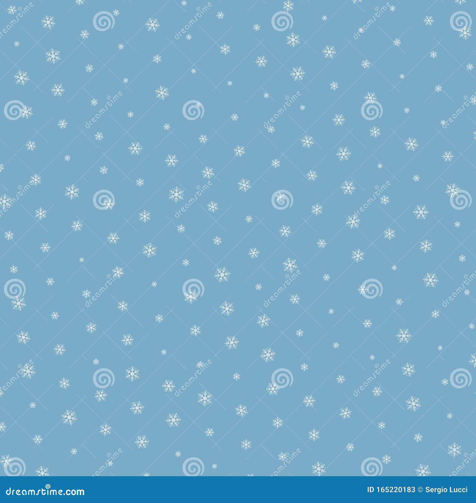 Snow Pattern. Vector Illustration. Falling Snow. Stock Vector ...