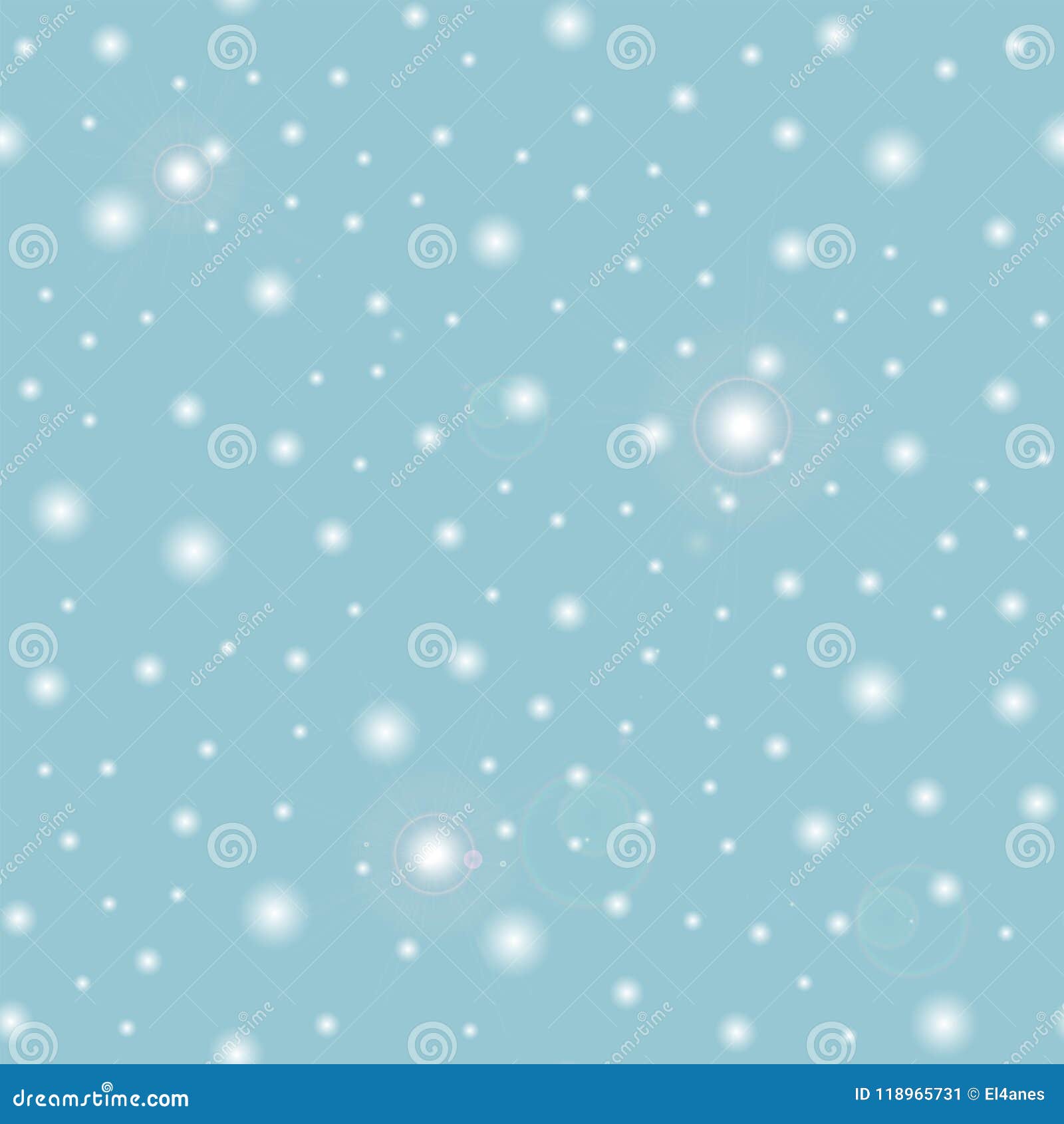 Snow Pattern. Vector Illustration Stock Vector - Illustration of ...