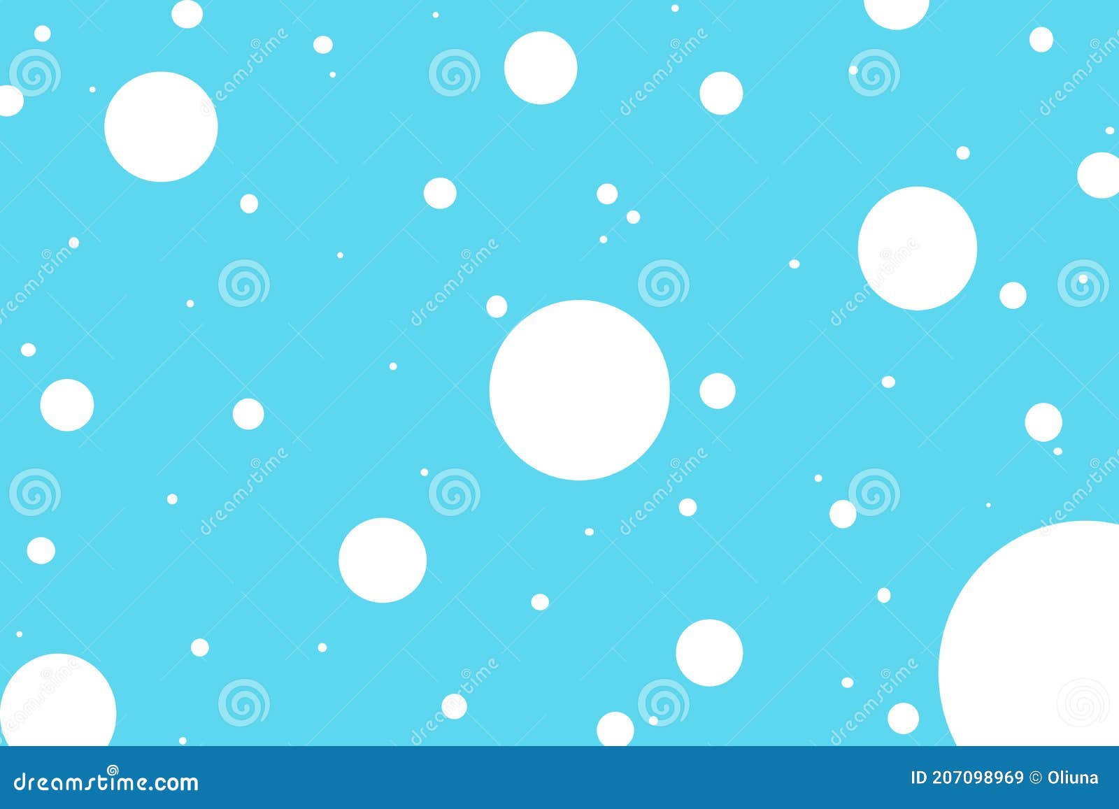 Snow Pattern with White Dots Stock Illustration - Illustration of ...