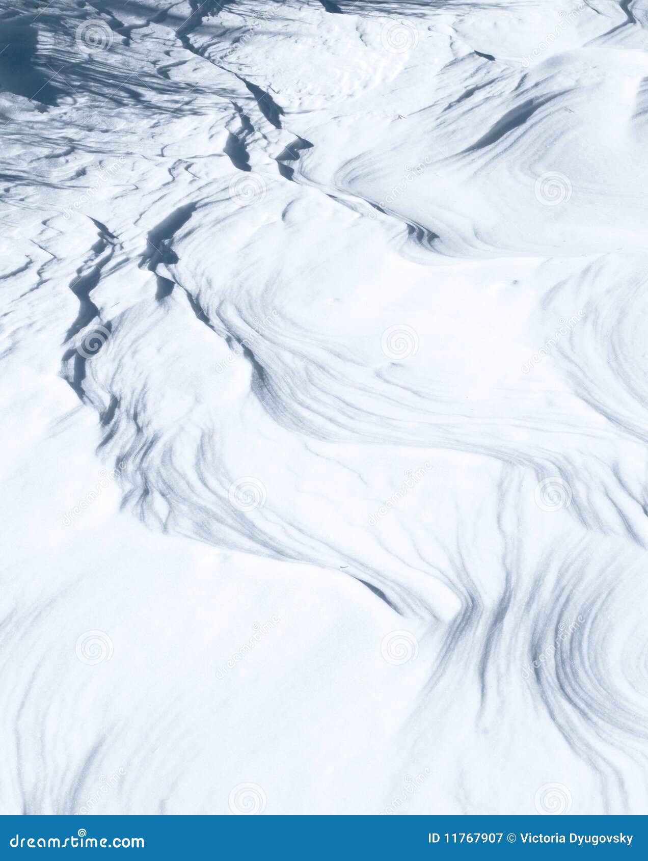 Snow patterns stock image. Image of snow, winter, shadow - 11767907