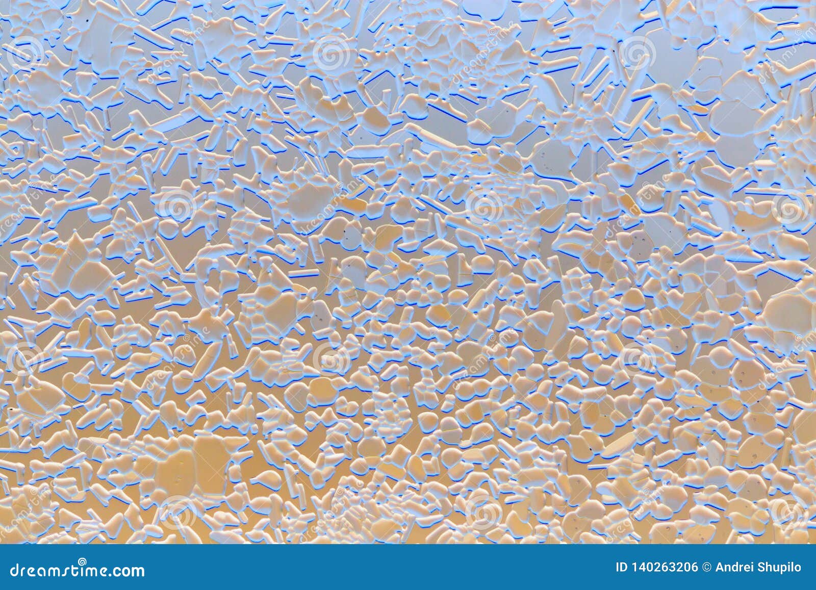 Snow Patterns on Glass As an Abstract Background Stock Photo - Image of ...