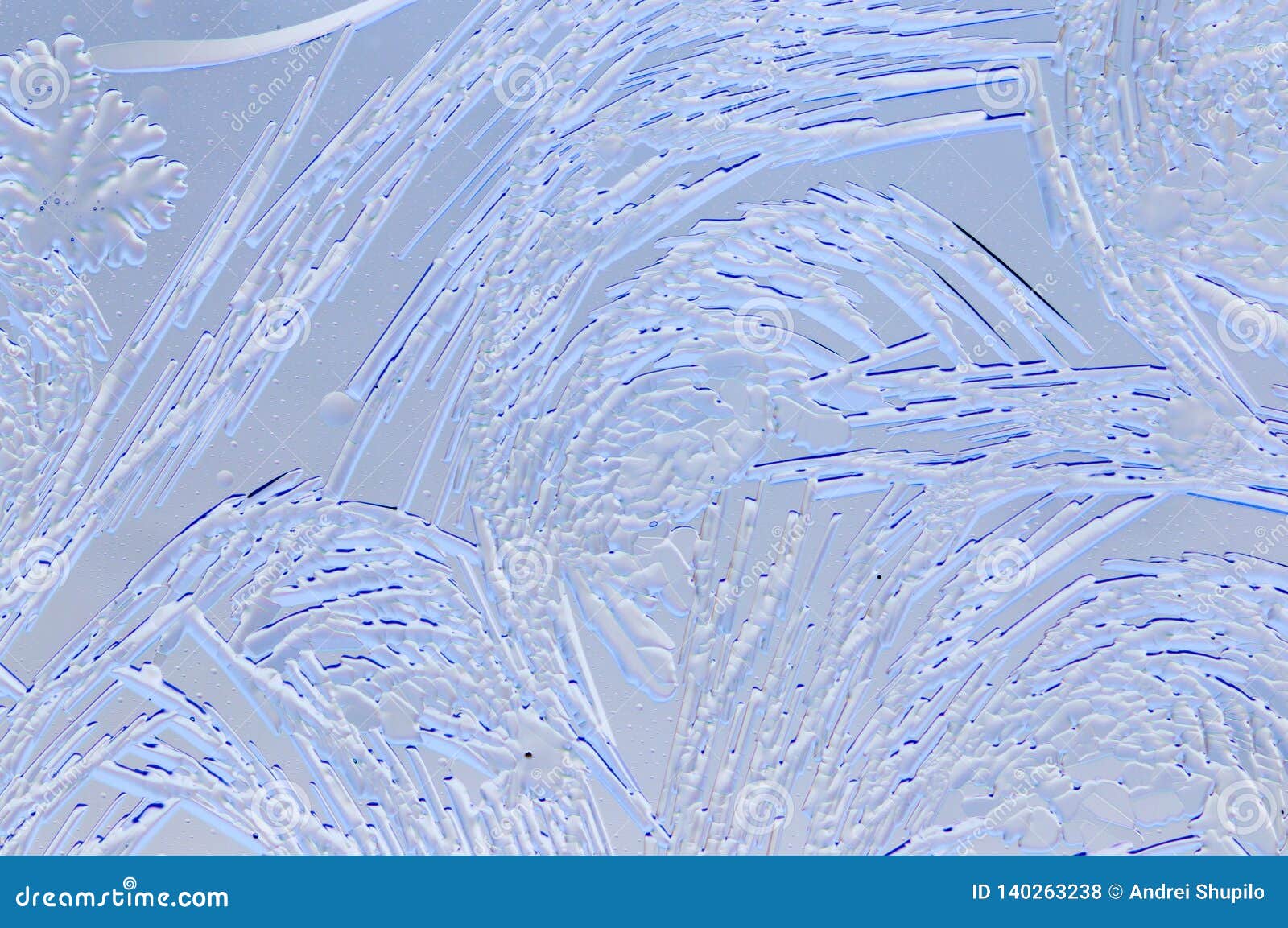 Snow Patterns on Glass As an Abstract Background Stock Photo - Image of ...