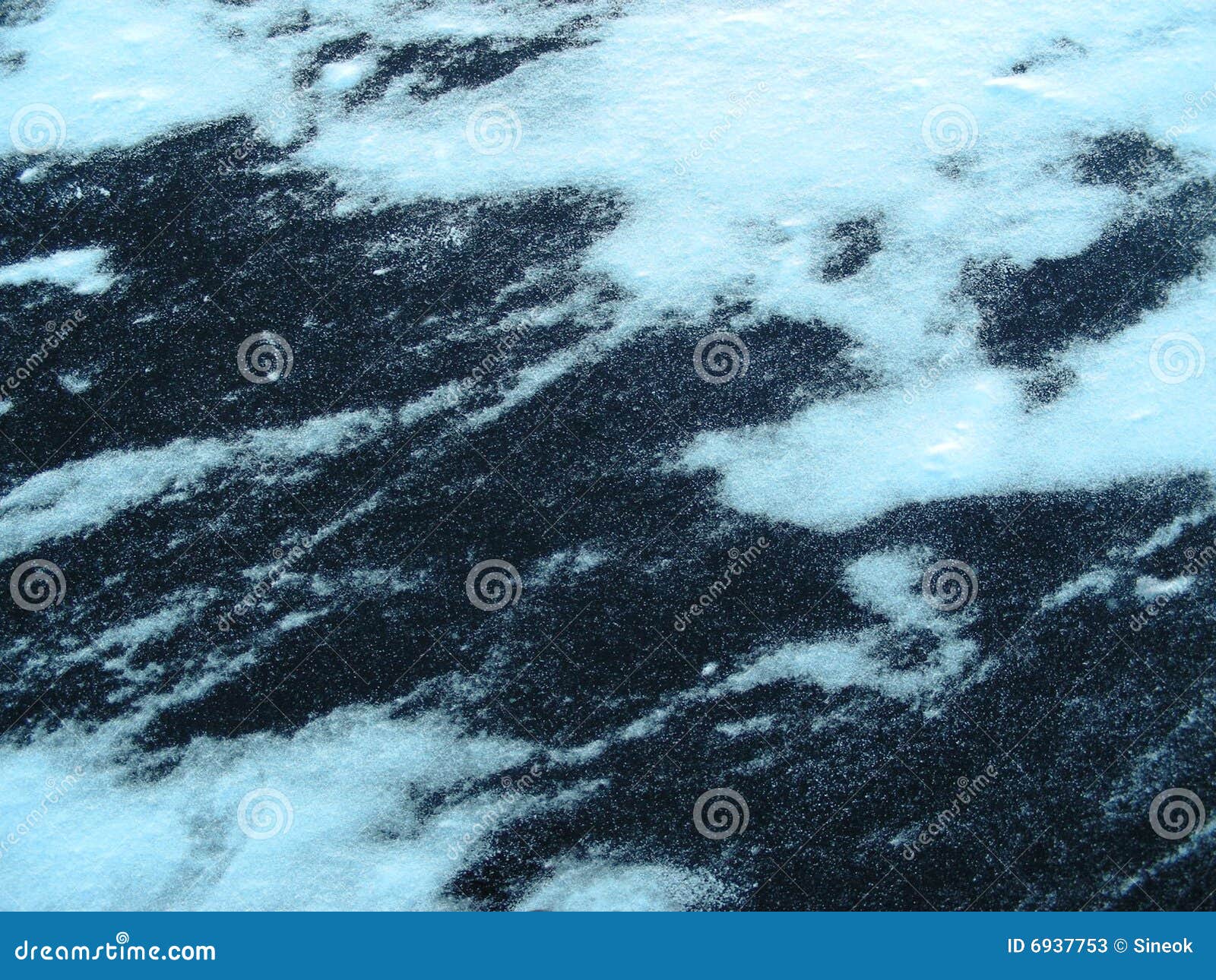 Snow patterns on ice stock image. Image of translucent - 6937753