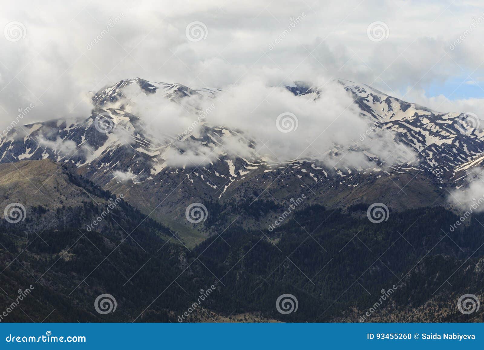 Snow Peak in Taurus Mountains Stock Photo - Image of nature, caucasus ...