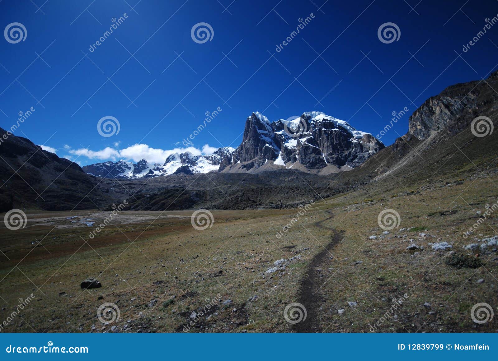 Snow Peaks and Mountains in Peru Stock Image - Image of mountain, peru ...