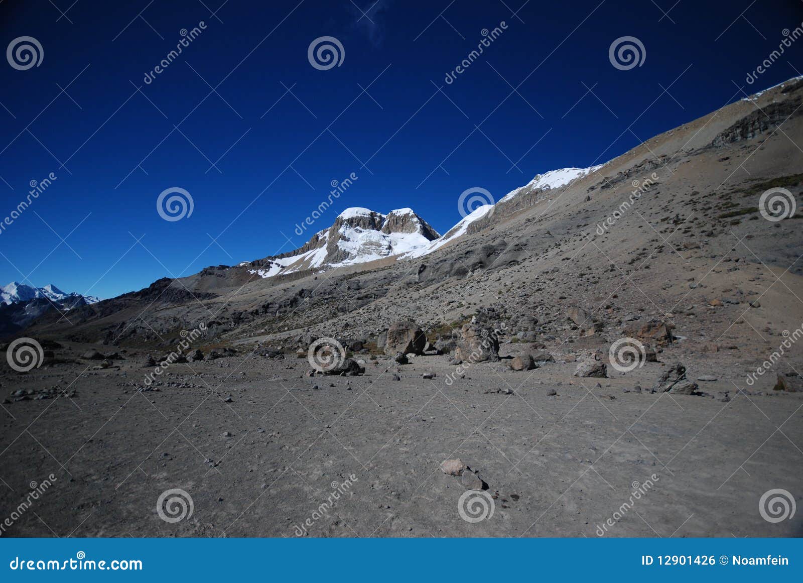 Snow Peaks and Mountains of Peru Stock Photo - Image of america, clouds ...