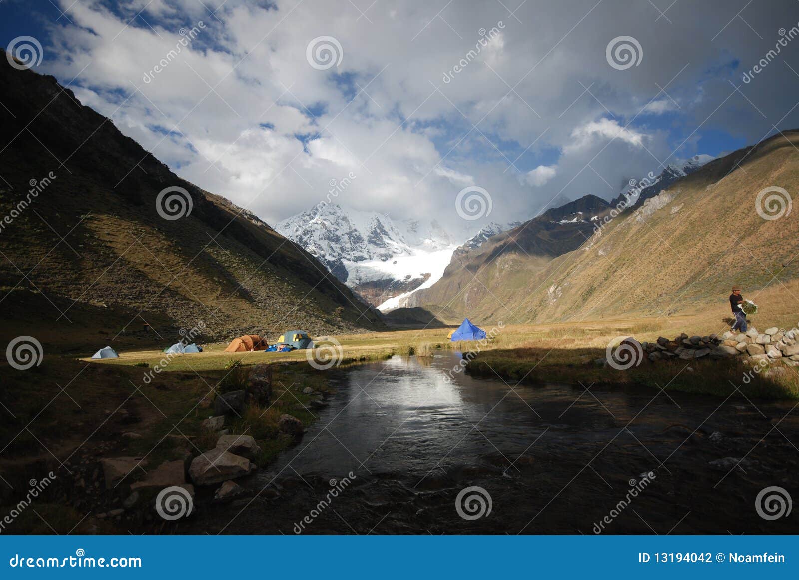 Snow Peaks and Mountains in Peru Stock Photo - Image of nature, skies ...