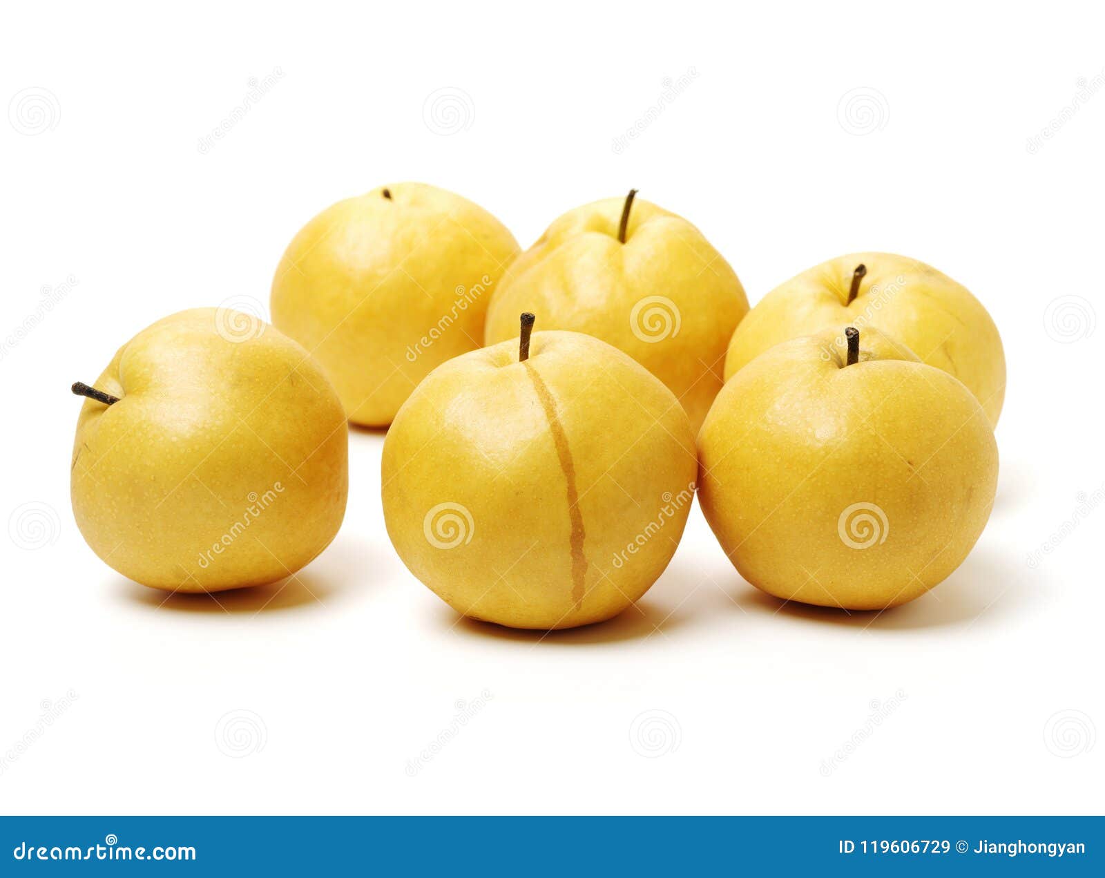 Snow pear fruit stock image. Image of horizontal, gold - 119606729