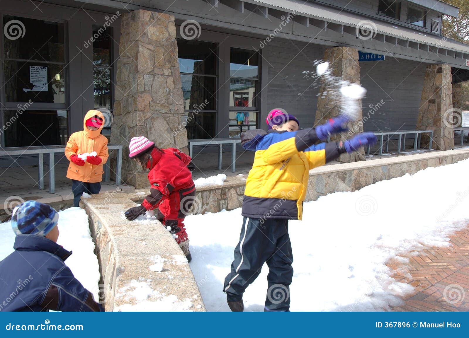 Snow Play stock photo. Image of snowy, blue, downhill, resort - 367896