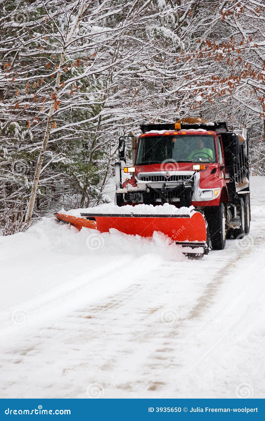 Snow Plow stock photo. Image of england, city, working - 3935650
