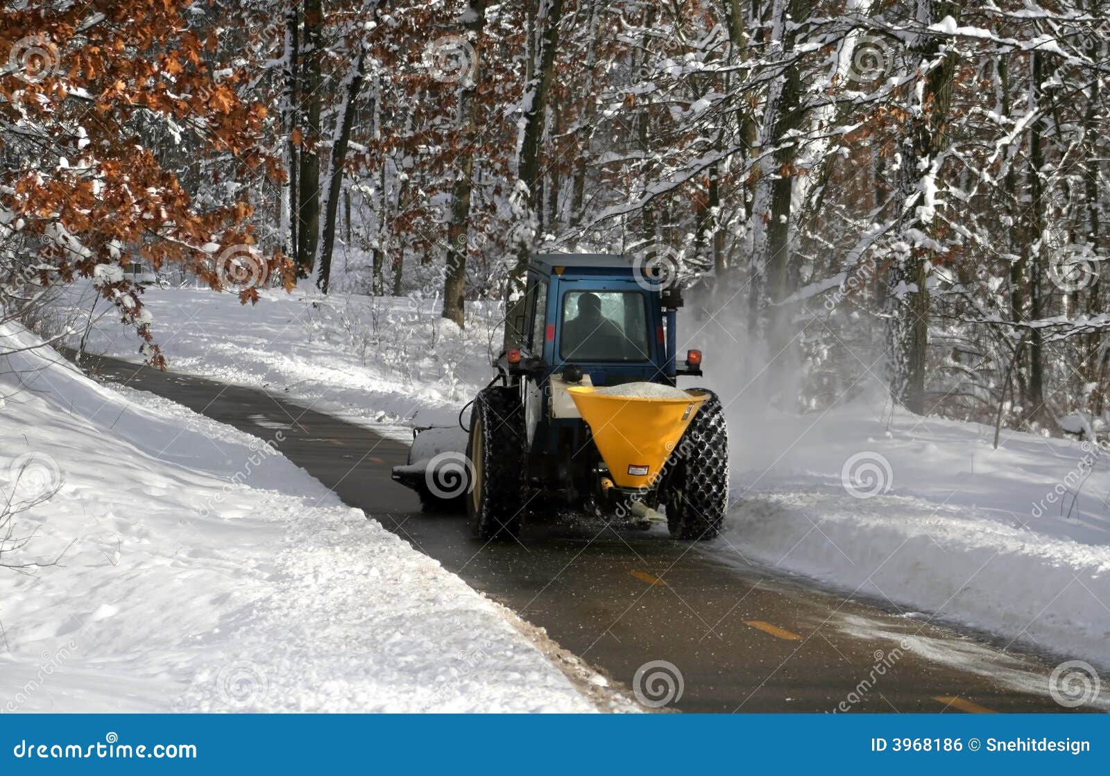 Snow Plowing stock photo. Image of cold, weather, machine - 3968186