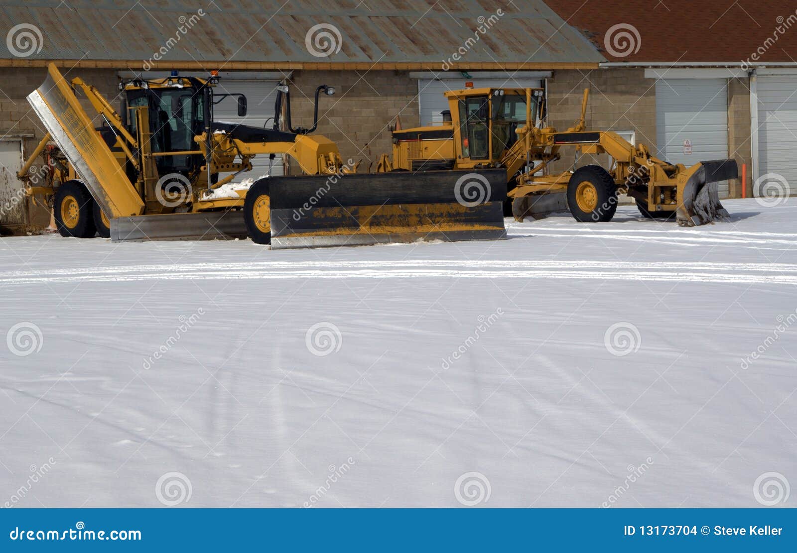Snow Plows stock photo. Image of road, plow, storm, ready - 13173704