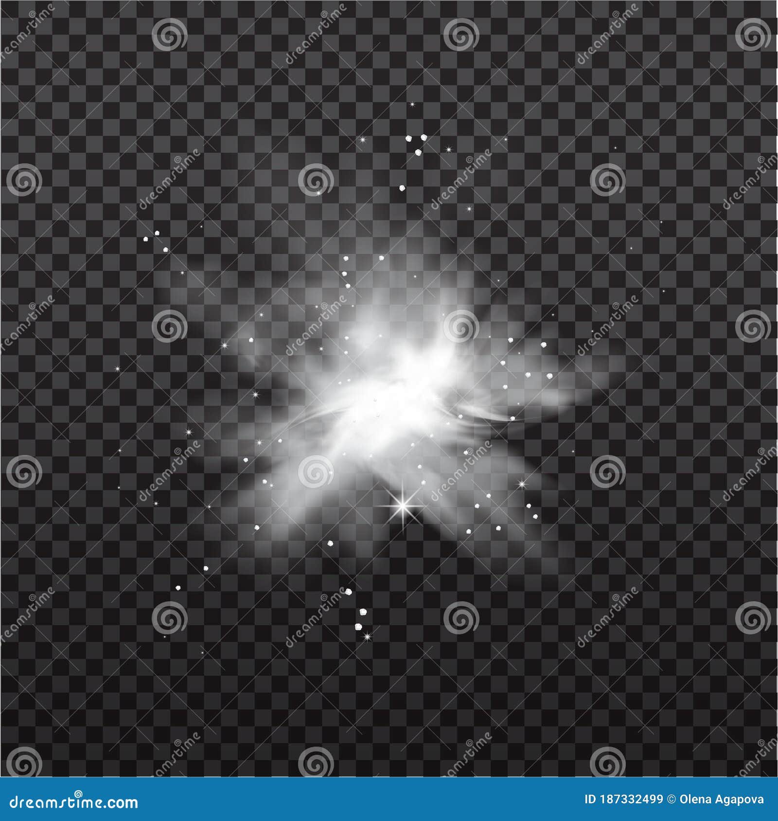 Snow Powder. White Explosion of Snow Splash or Clouds of Powder, Design ...