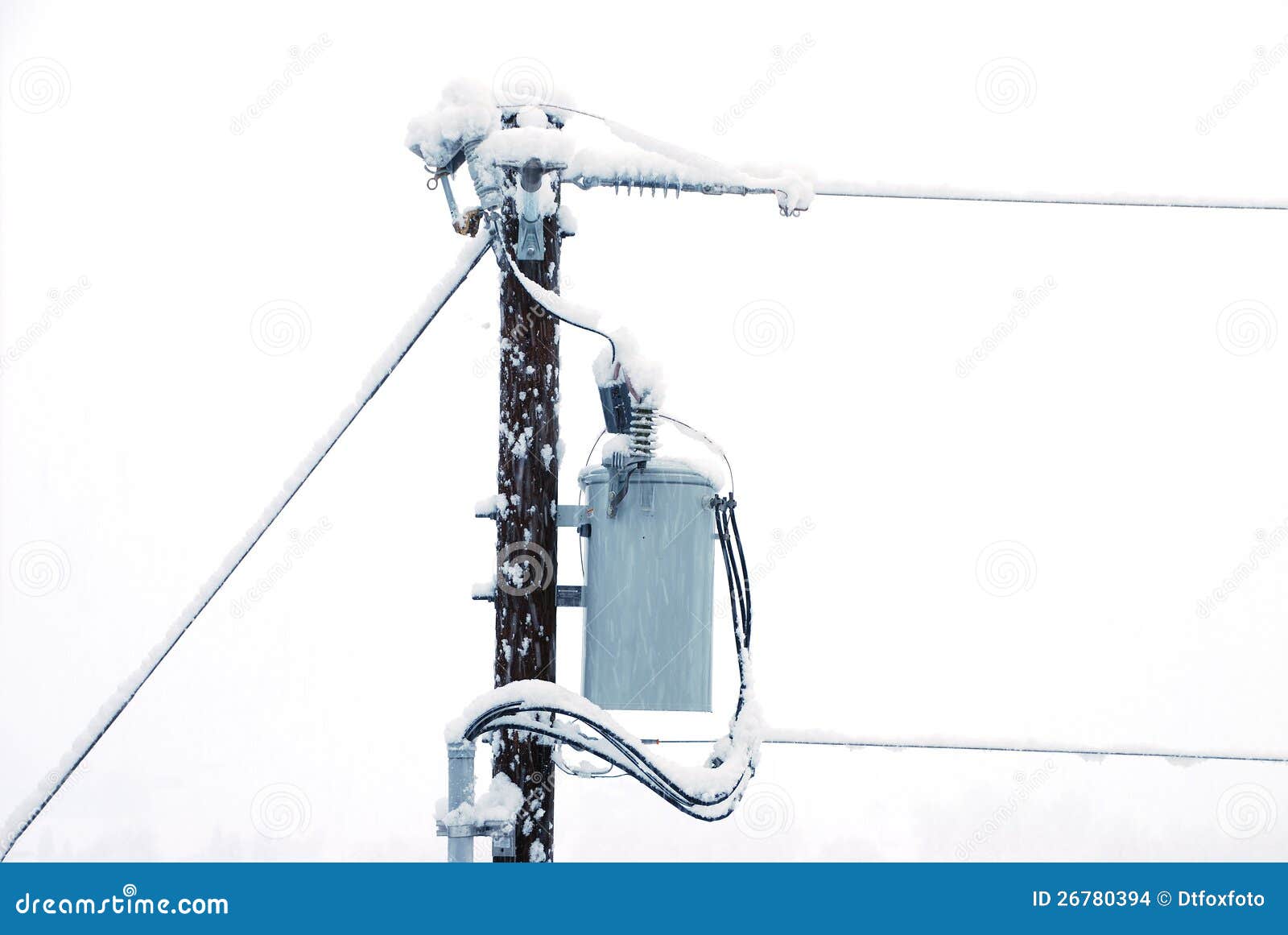 Snow Power stock photo. Image of watt, infrastructure - 26780394