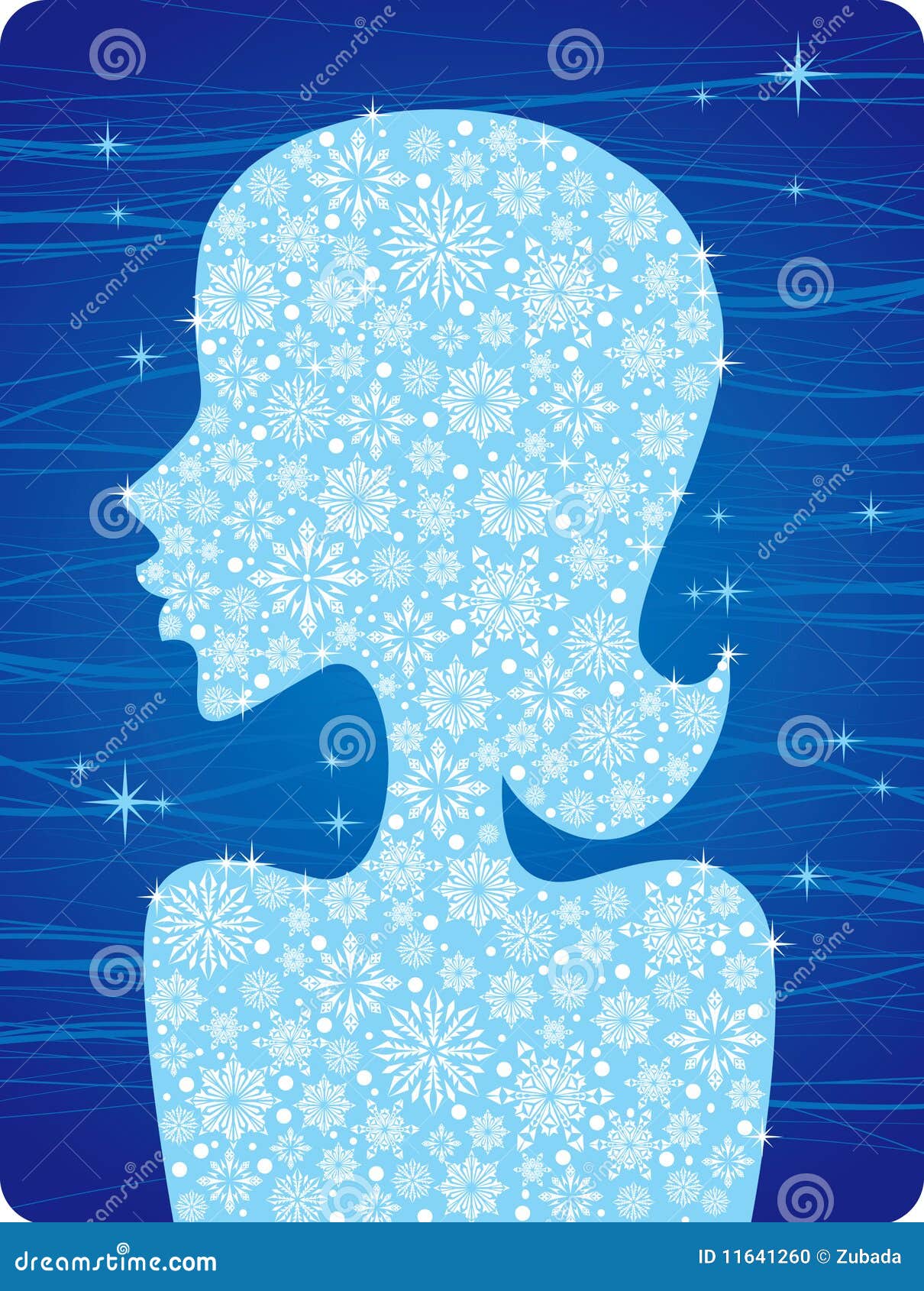 Snow princess stock vector. Illustration of fantasy, design - 11641260