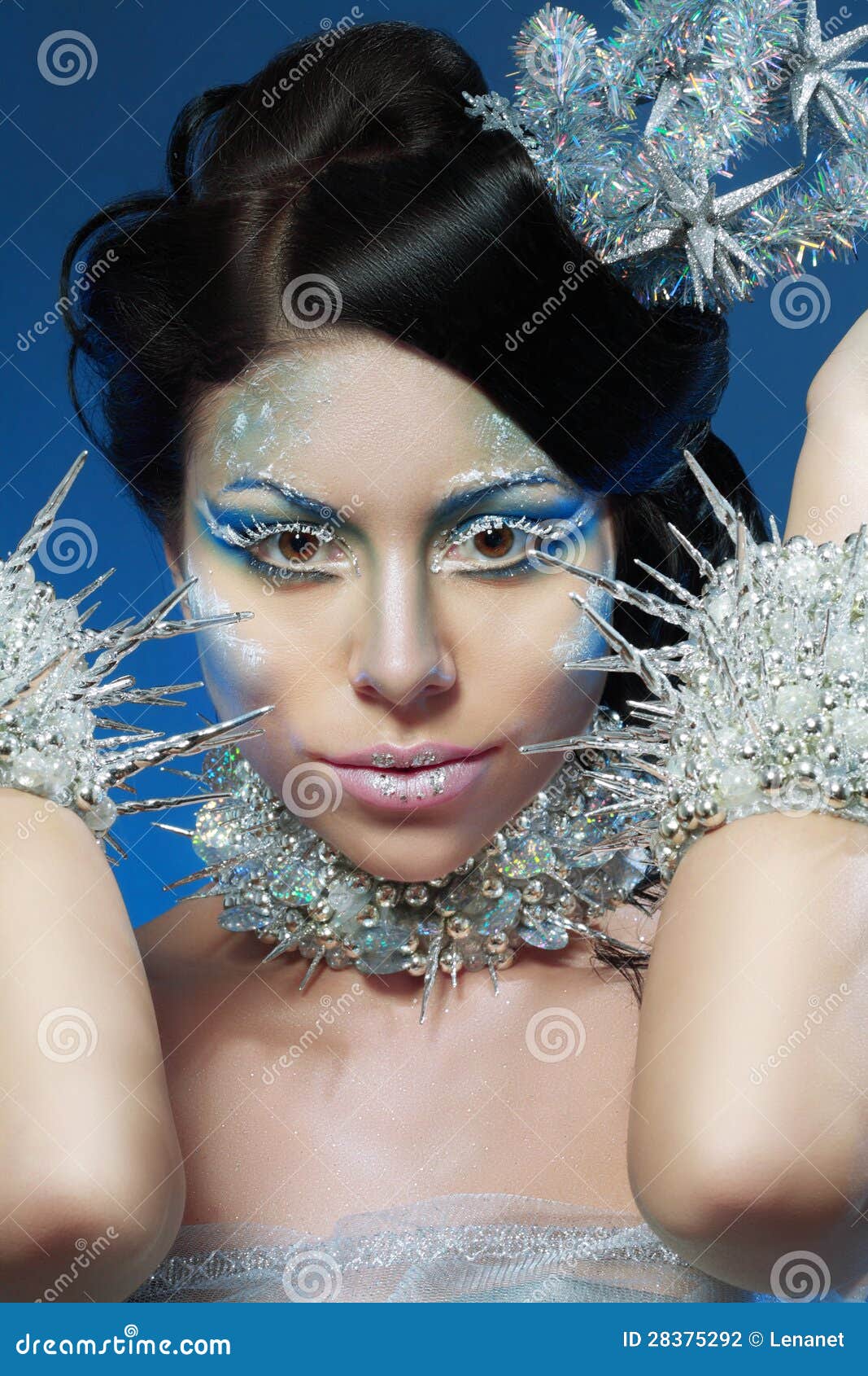 Snow-queen stock photo. Image of blue, artistic, fairy - 28375292