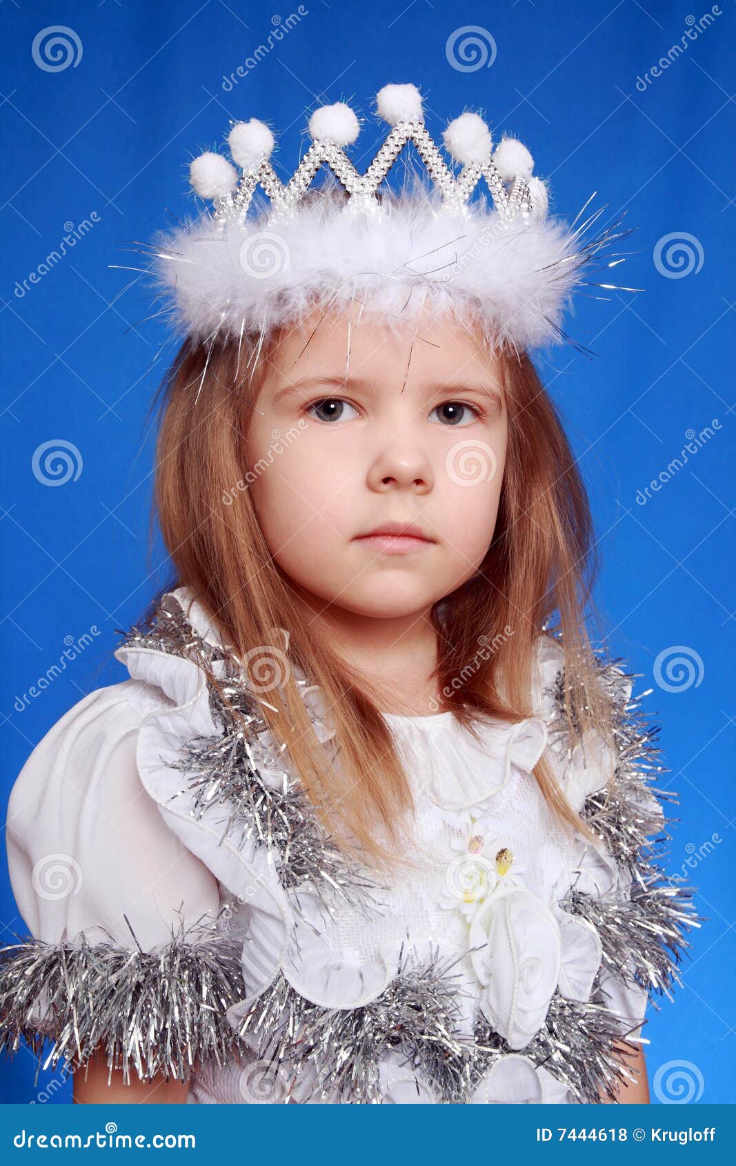 Snow queen stock photo. Image of christmas, mood, portrait - 7444618