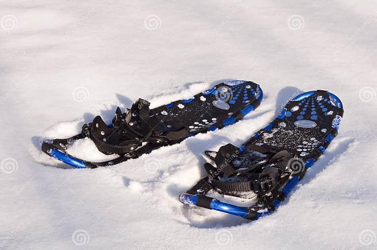 Snow rackets stock image. Image of explore, footwear - 13268851