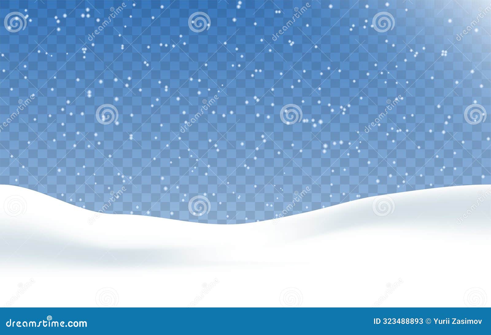 Snow Realistic Landscape Background. Royalty-Free Stock Photo ...