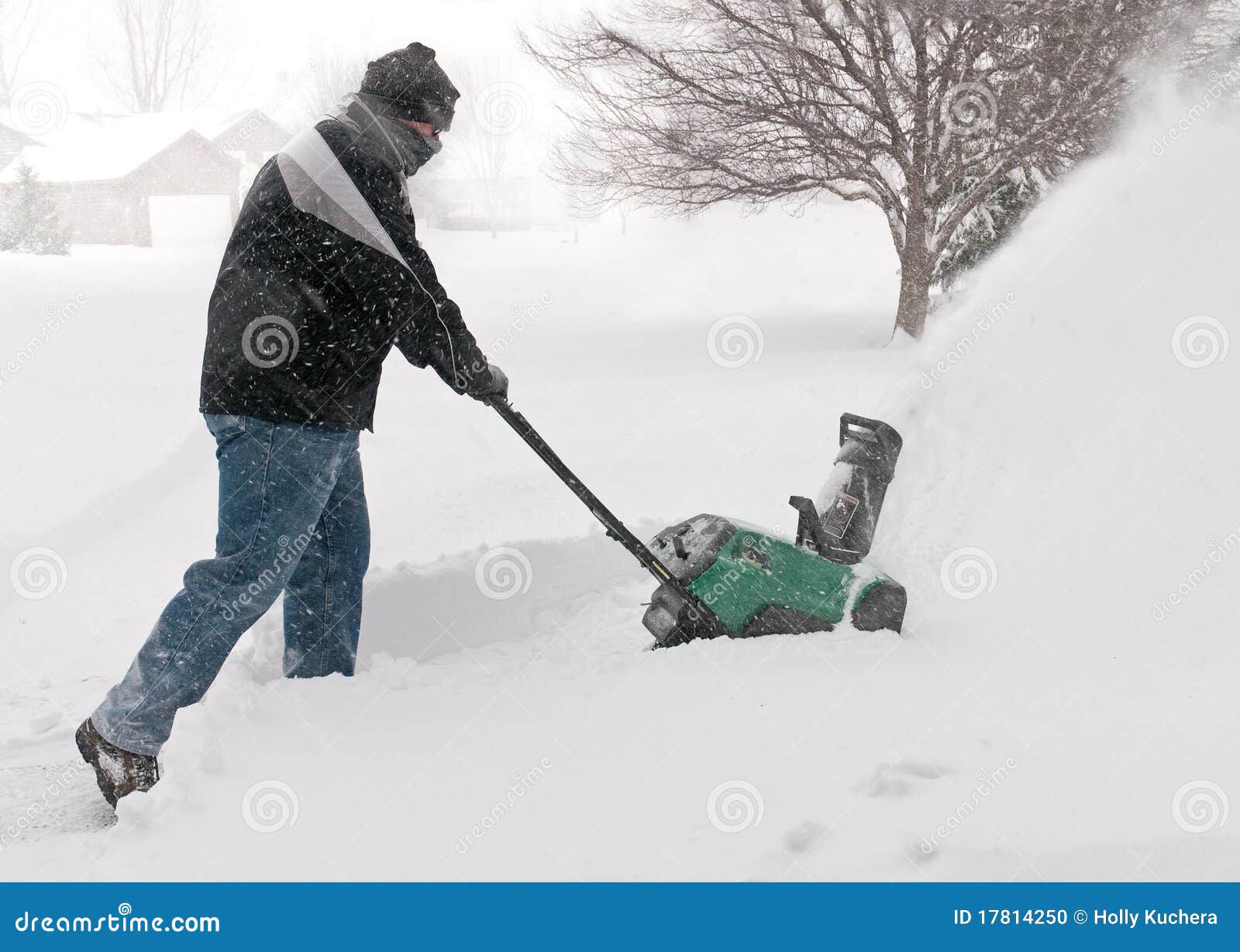 Snow Removal stock photo. Image of seasonal, snowblow - 17814250